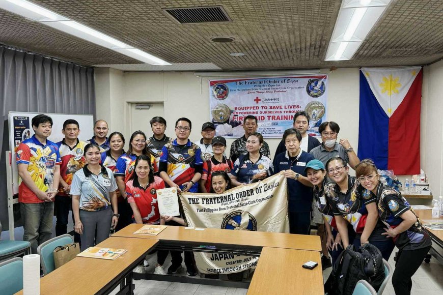 Empowering Volunteers Through First Aid: Japan Eagles Hold Basic Life ...